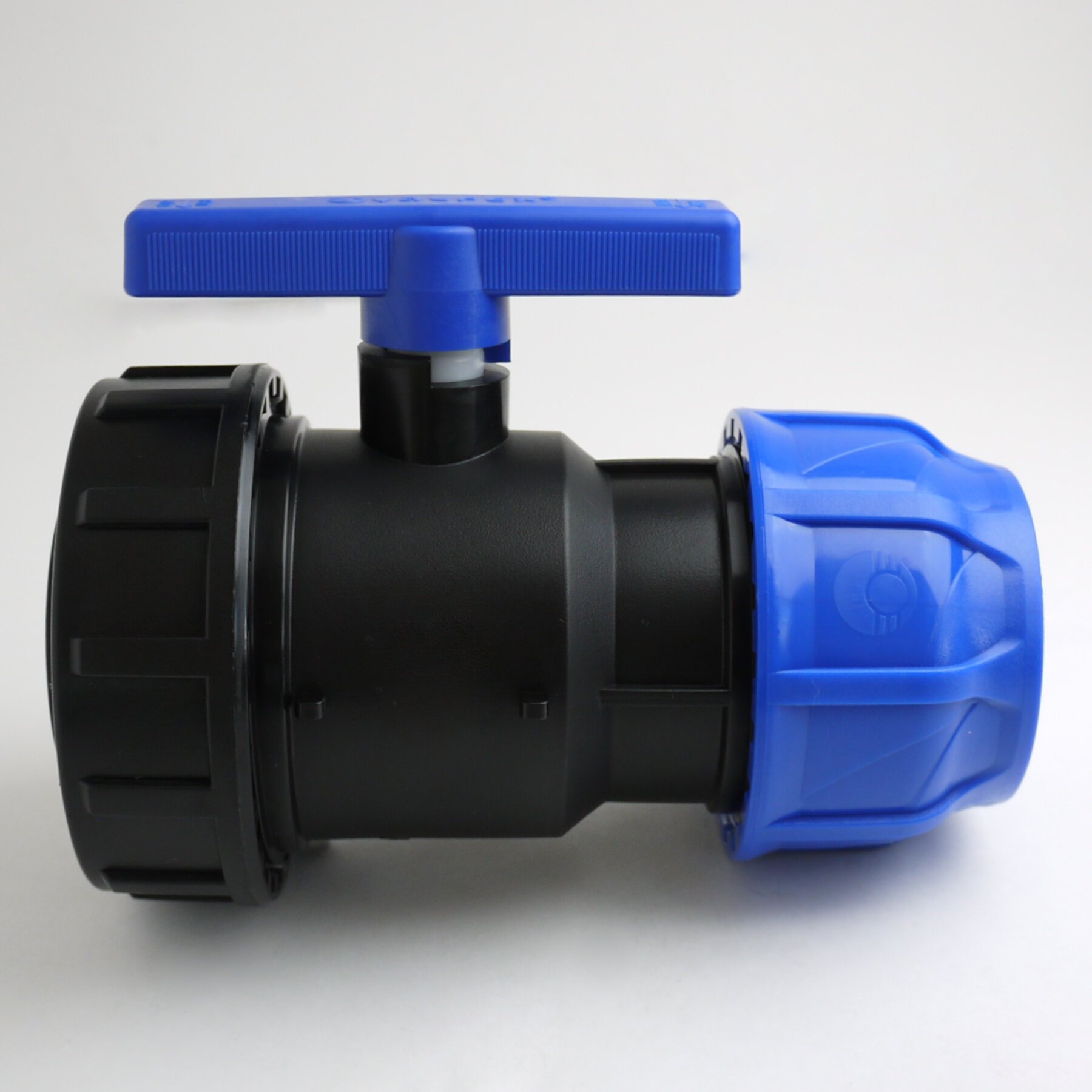 Кран шаровый ПНД 63 - 2" цанга / внутренняя резьба