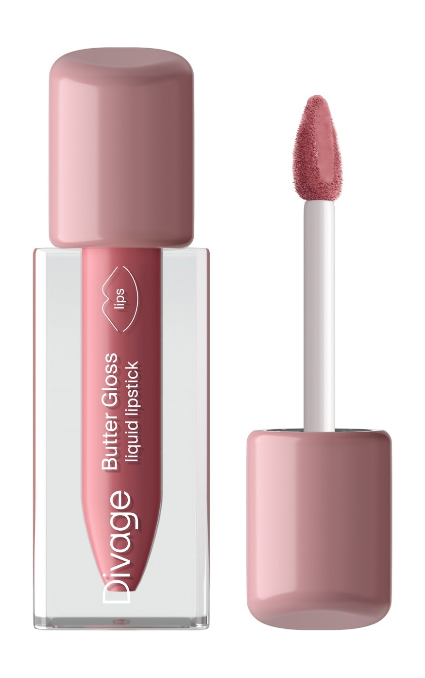 DIVAGE Помада для губ жидкая сатиновая Butter Gloss Liquid Lipstick, 3 мл, 07