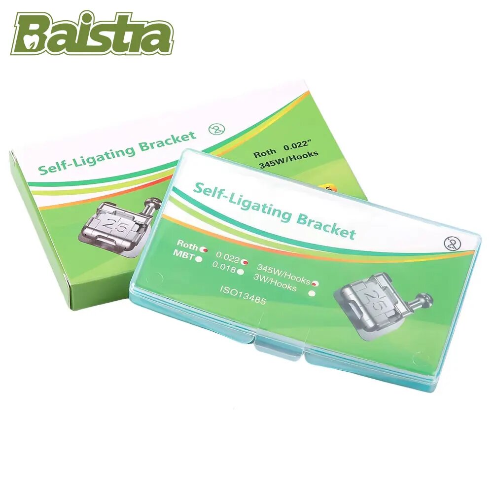 Стоматологические ортодонтические брекеты Baistra Roth/MBT.022 Mini Roth.022 HK 345