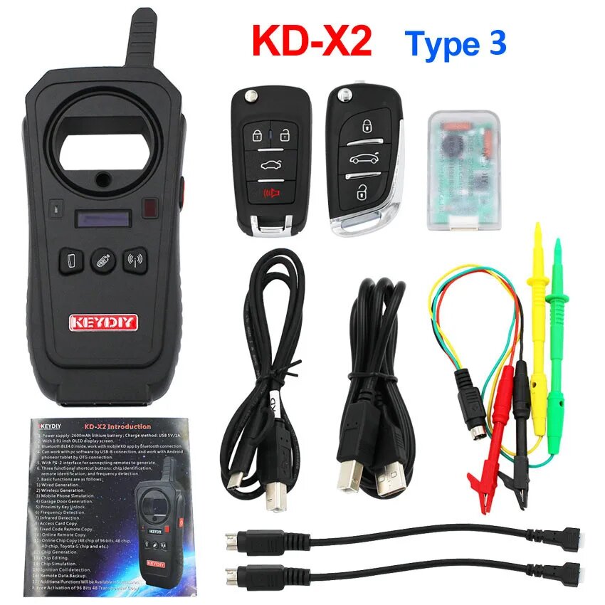 KEYDIY KD-X2 Type 3, разблокировщик ключей