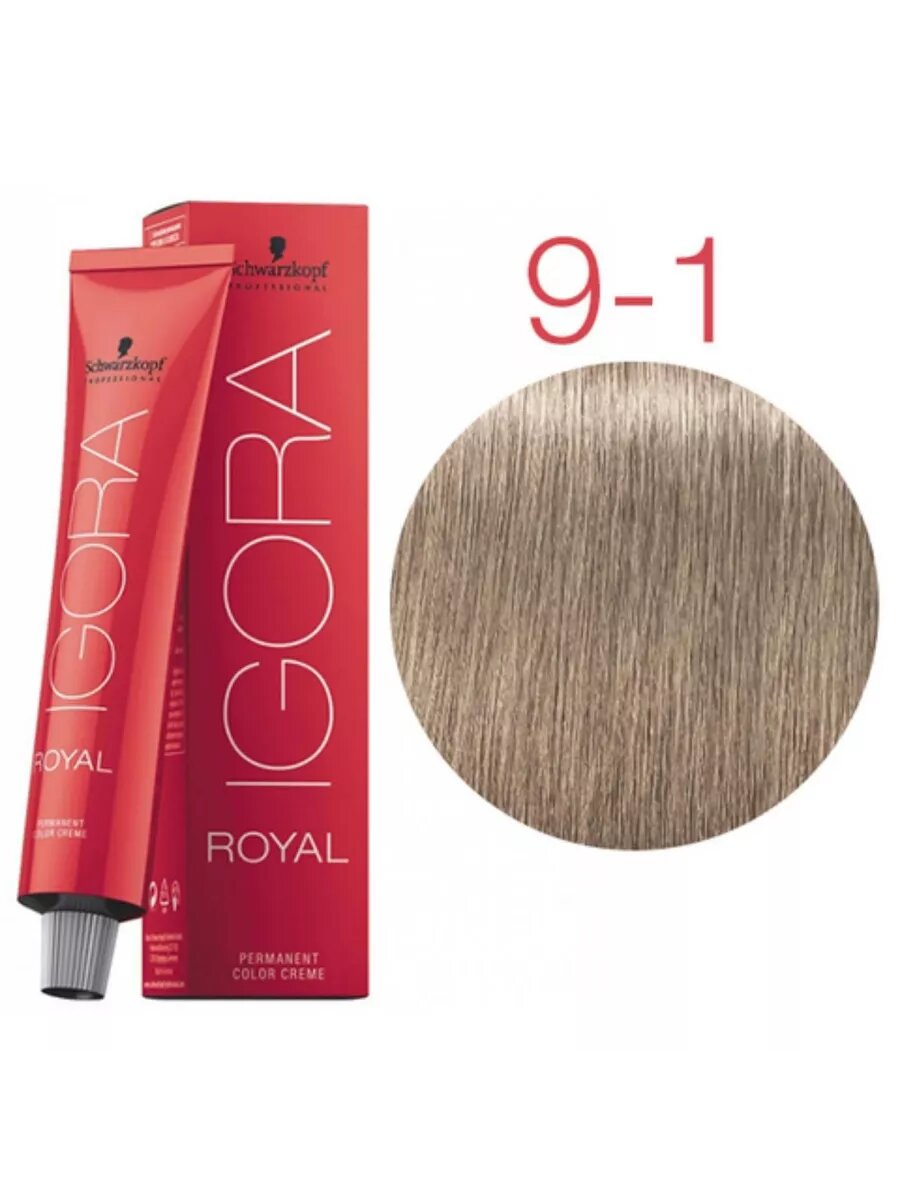 Schwarzkopf Igora Royal 9-1 Блондин сандрэ Стойкая крем-краска