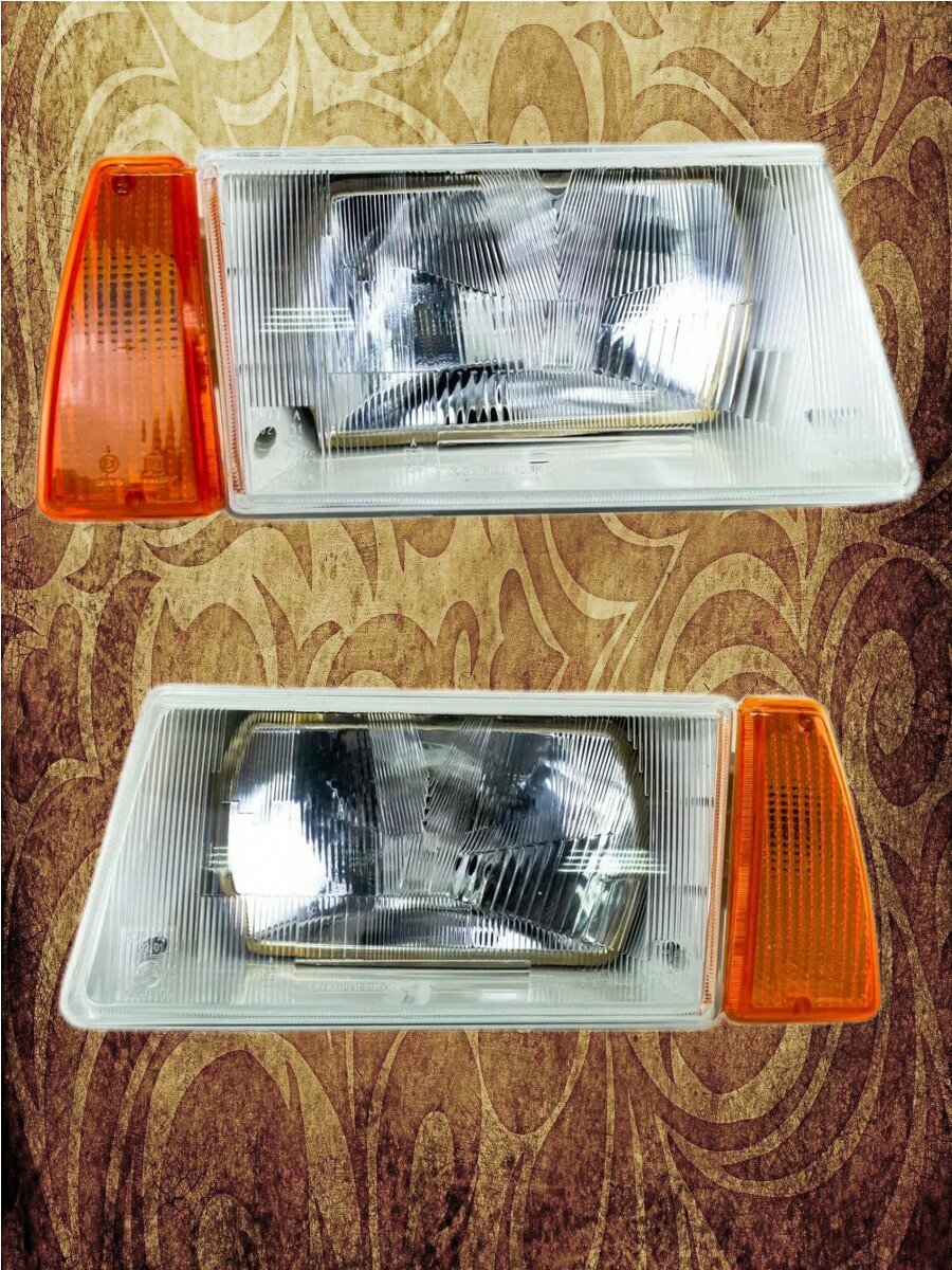 Фары на ваз 2108, 2109,21099 передние, комплект, стекло, г. Киржач