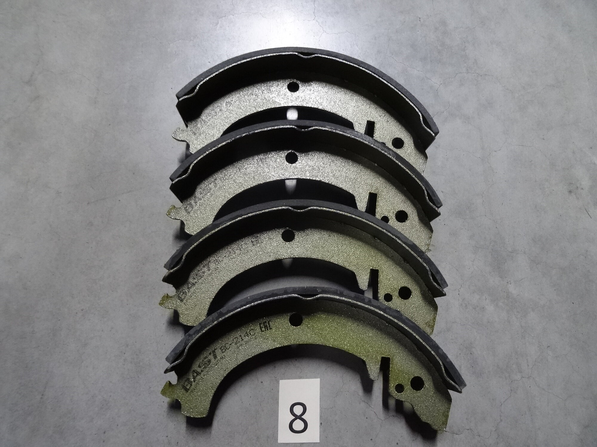 BC-214C (2101-3502090) BAST - Колодка тормозная задняя ВАЗ 2101-07,2121-23(4шт)