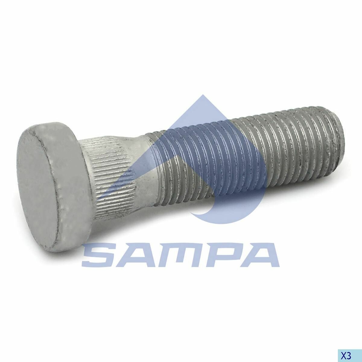 Болт колеса 7/8" x 11BSFx94/85 Scania 043.258 SAMPA