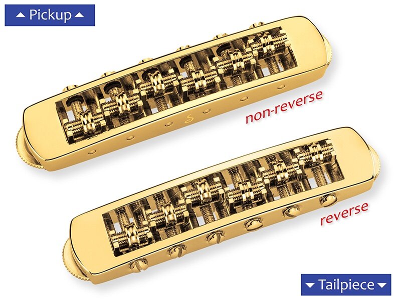 Бридж Tune-O-Matic Schaller 12080500.11 STM, золото
