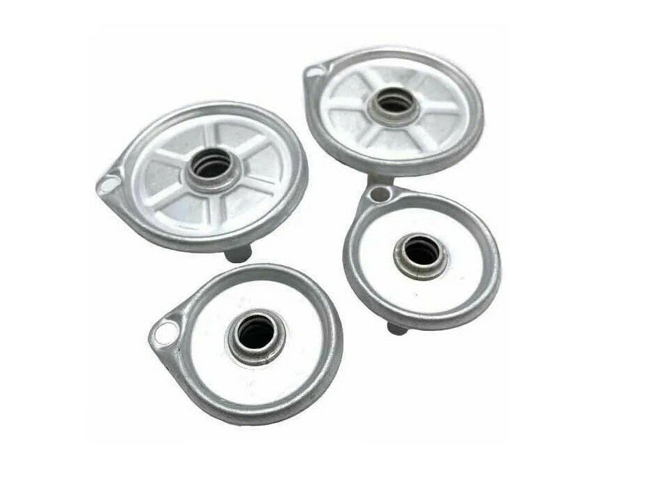 Комплект горелок с розжигом (4 шт.) плиты DARINA GM 441, GM 442, Лысьва ЭГ401, ЭГ1/3г01, Веста М1464, Кинг 1465, 1449