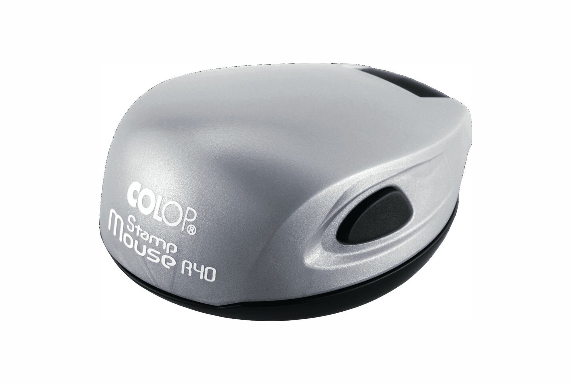 Colop Stamp Mouse R40 карманная оснастка для печати диметр 40мм (серебро)