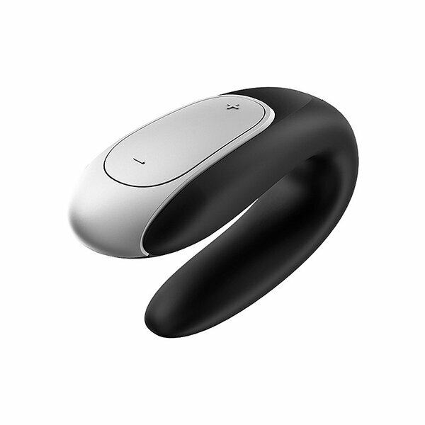Вибростимулятор для пар Satisfyer Double Fun, черный Satisfyer Вибростимулятор для пар Satisfyer Double Fun, черный