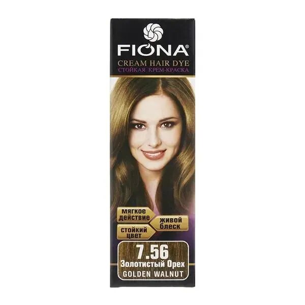 Крем-краска Fiona Золотистый орех 7.56/6756