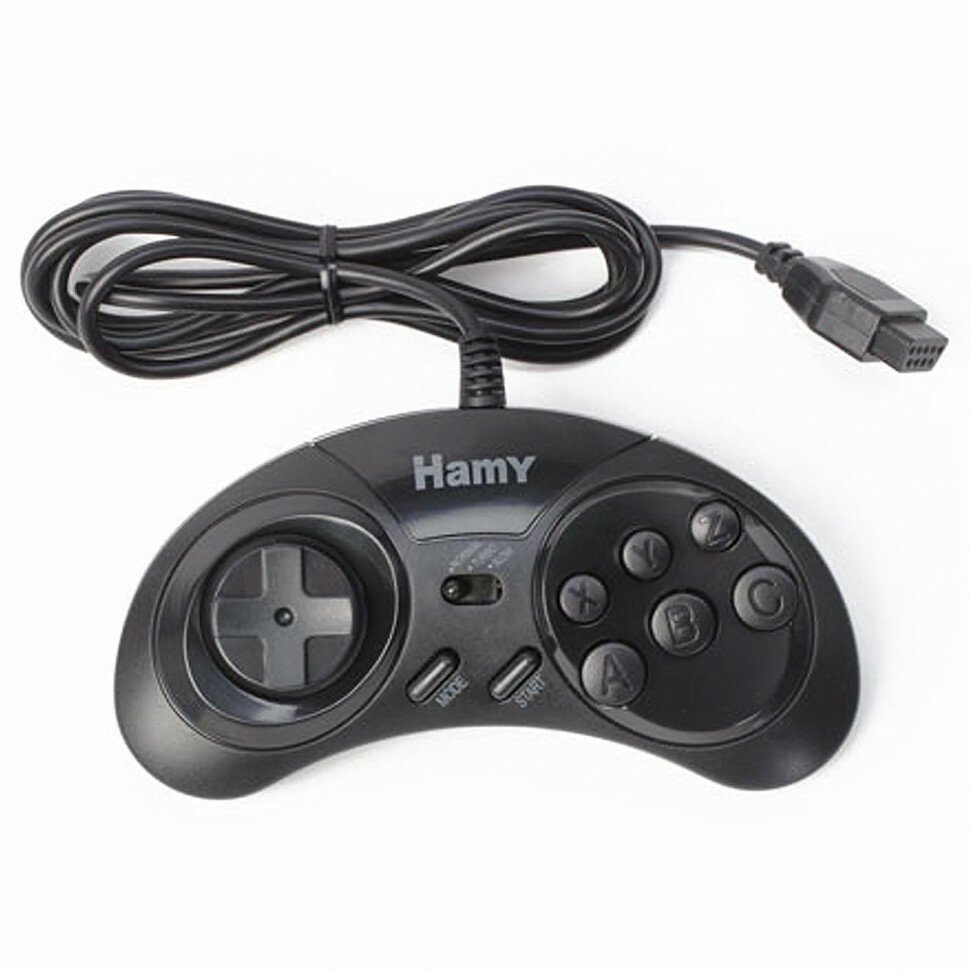 Джойстик проводной Hamy 4 Controller Black для приставки 16 бит черный — фото 1