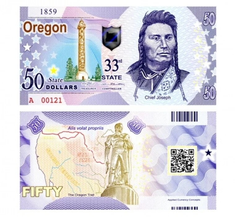 50 долларов 2016 Oregon, США, фэнтези, сувенирная копия, банкноты и купюры редкие коллекционные