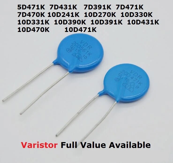 Варистор YUFO-IC 10 шт, сопротивление 10D431K