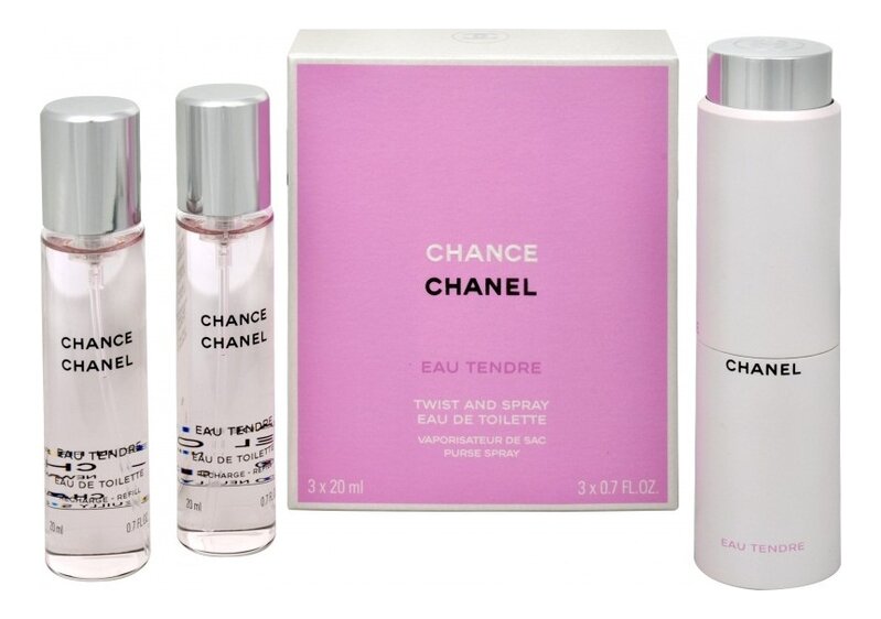 Chanel Chance Eau Tendre туалетная вода 3 x 20мл