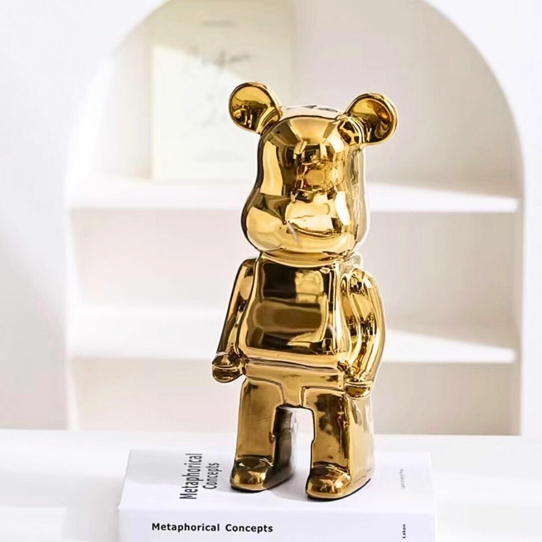 Керамическая статуэтка копилка мишка Bearbrick 45 см