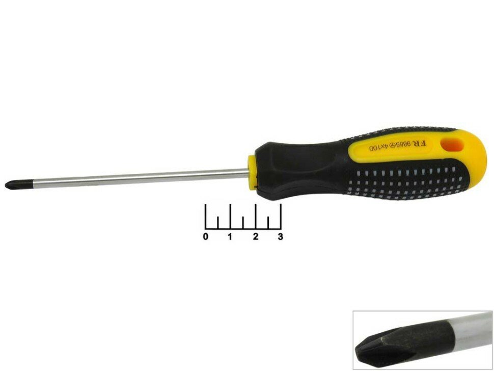 Отвертка 4*100мм трехгранная Y (трехлучевая)