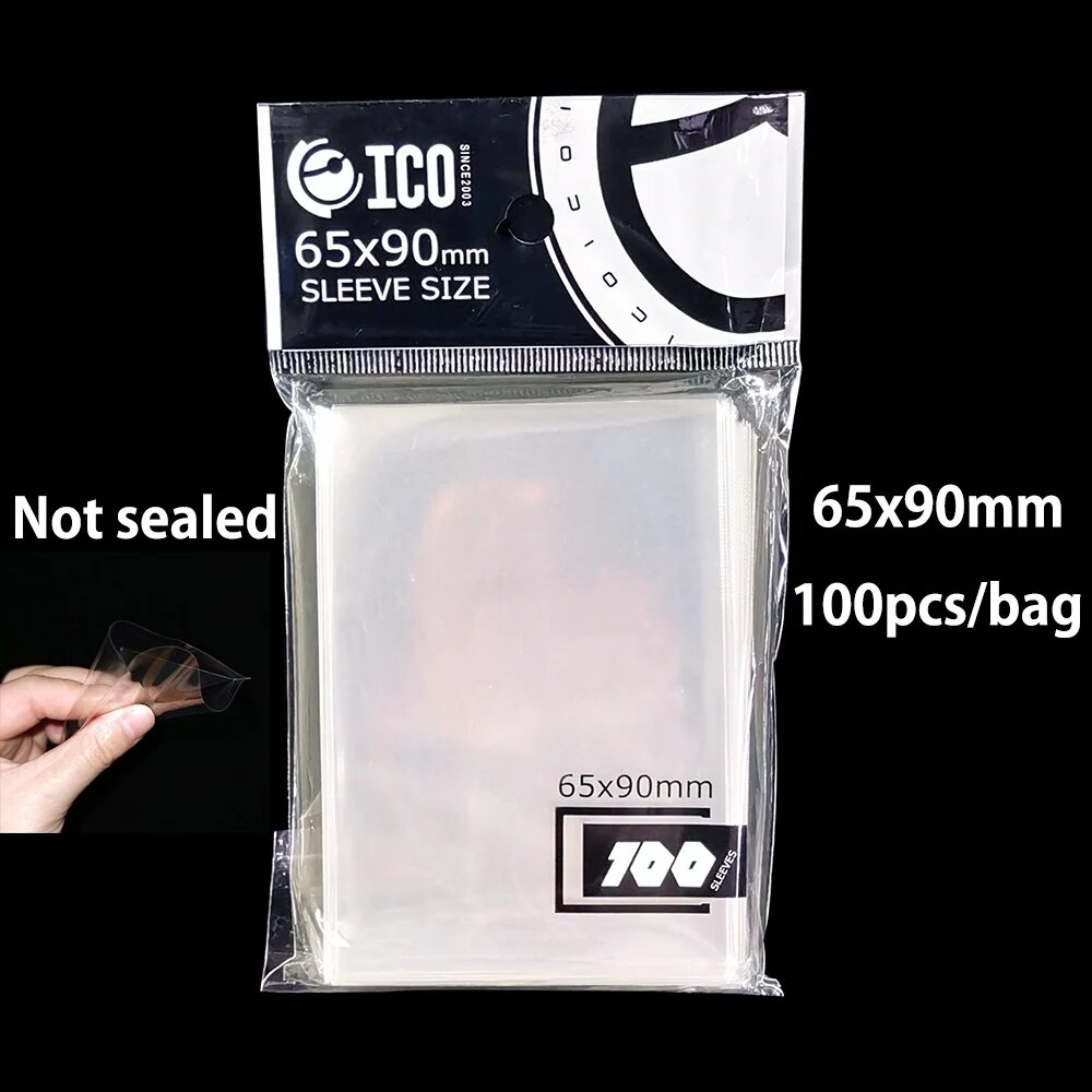 ICO CARDS PROTECTOR Прозрачные Чехлы для Карт 61x88/65x90 мм