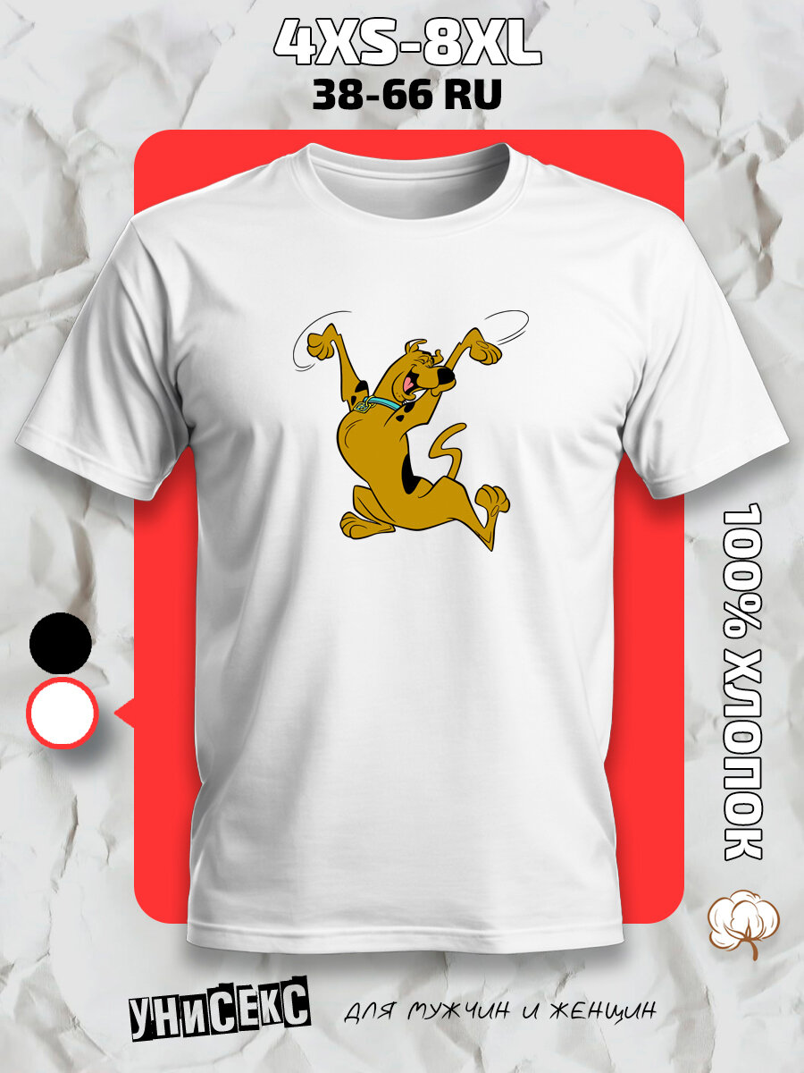 Футболка с принтом со Скуби Ду