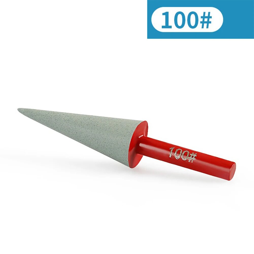 1 шт. конические алмазные шлифовальные насадки 50-1500 грит с хвостовиком 6 мм, алмазные шлифовальные фрезы из смолы для полировки металлических форм, вращающиеся инструменты