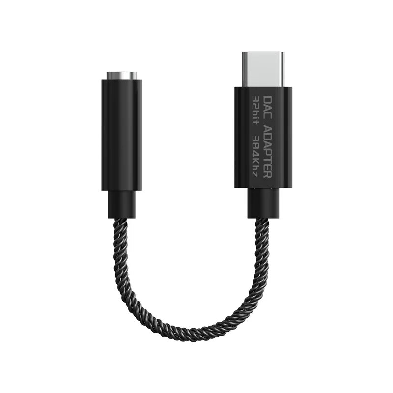 Realtek ALC5686 USB Type-C до 3,5 мм DAC усилитель для наушников черный
