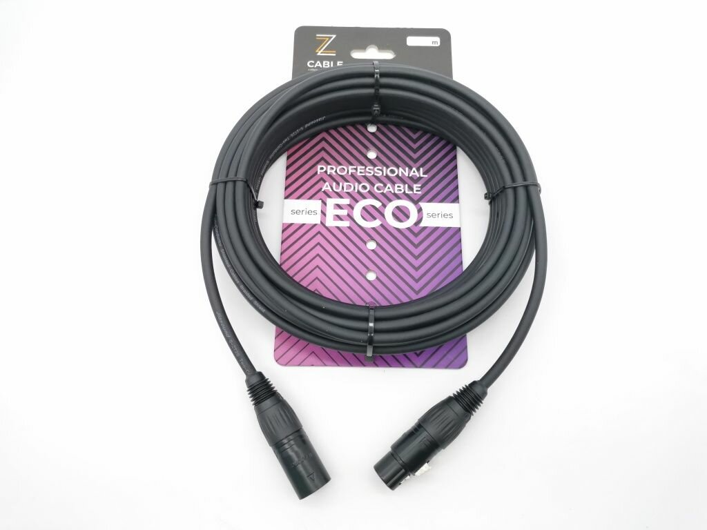 E2-XLR-M-F-1500-0 Кабель микрофонный 15м, ZZcable