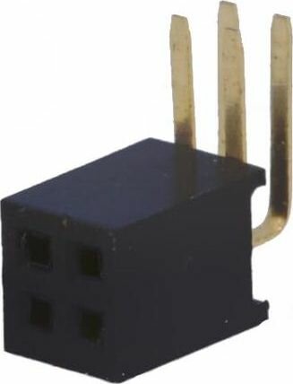 Гнездо CONNFLY DS1065-14-2*2S8BR Гнездо IDC "мама" PIN 4 угловые 90 град. 1,27мм THT 2x2 1А 30мОм 1шт
