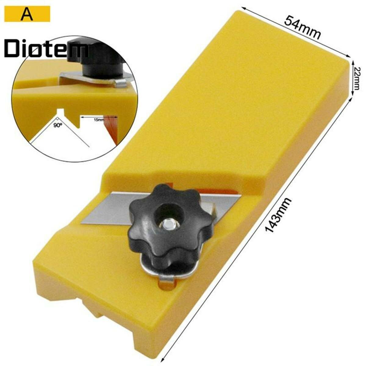 Рубанок для гипсокартонных плит, инструмент для обработки фасок и дерева