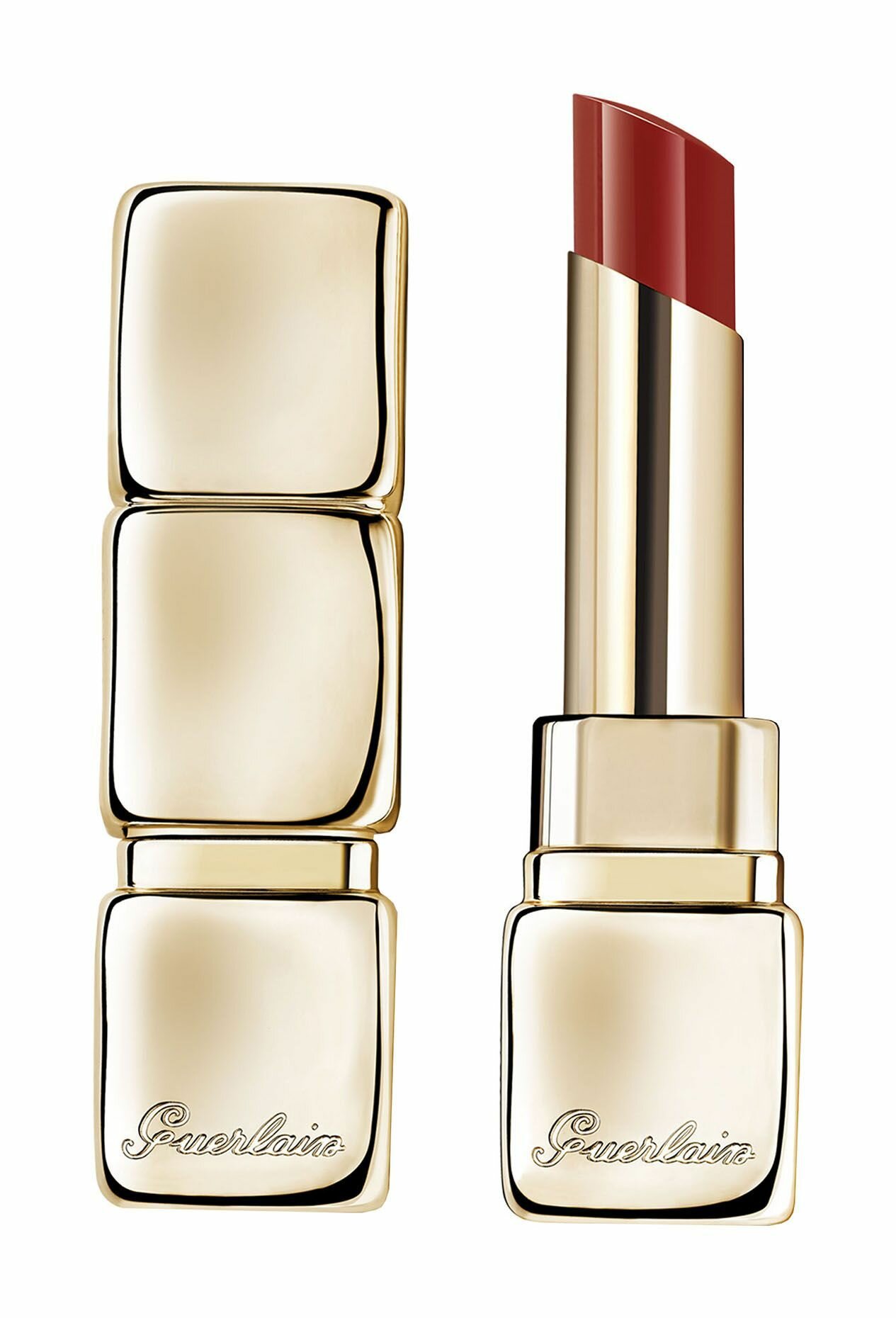 GUERLAIN Сияющая помада KISSKISS SHINE BLOOM оттенок 739 Cherry Kiss