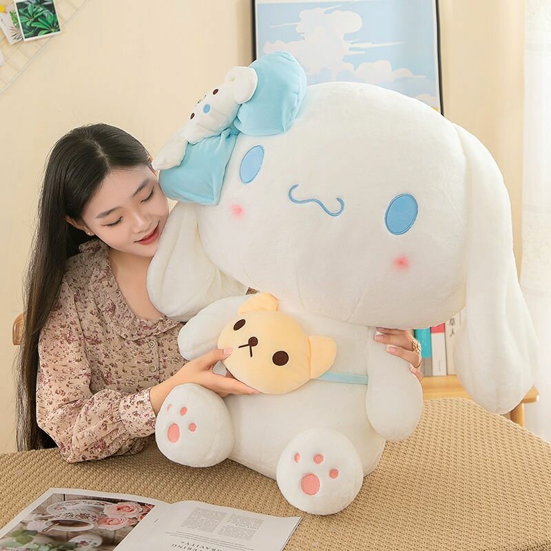 Мягкая игрушка Cinnamoroll, 40 см - Милая кукла Sanrio, Идеальный подарок на праздники и дни рождения