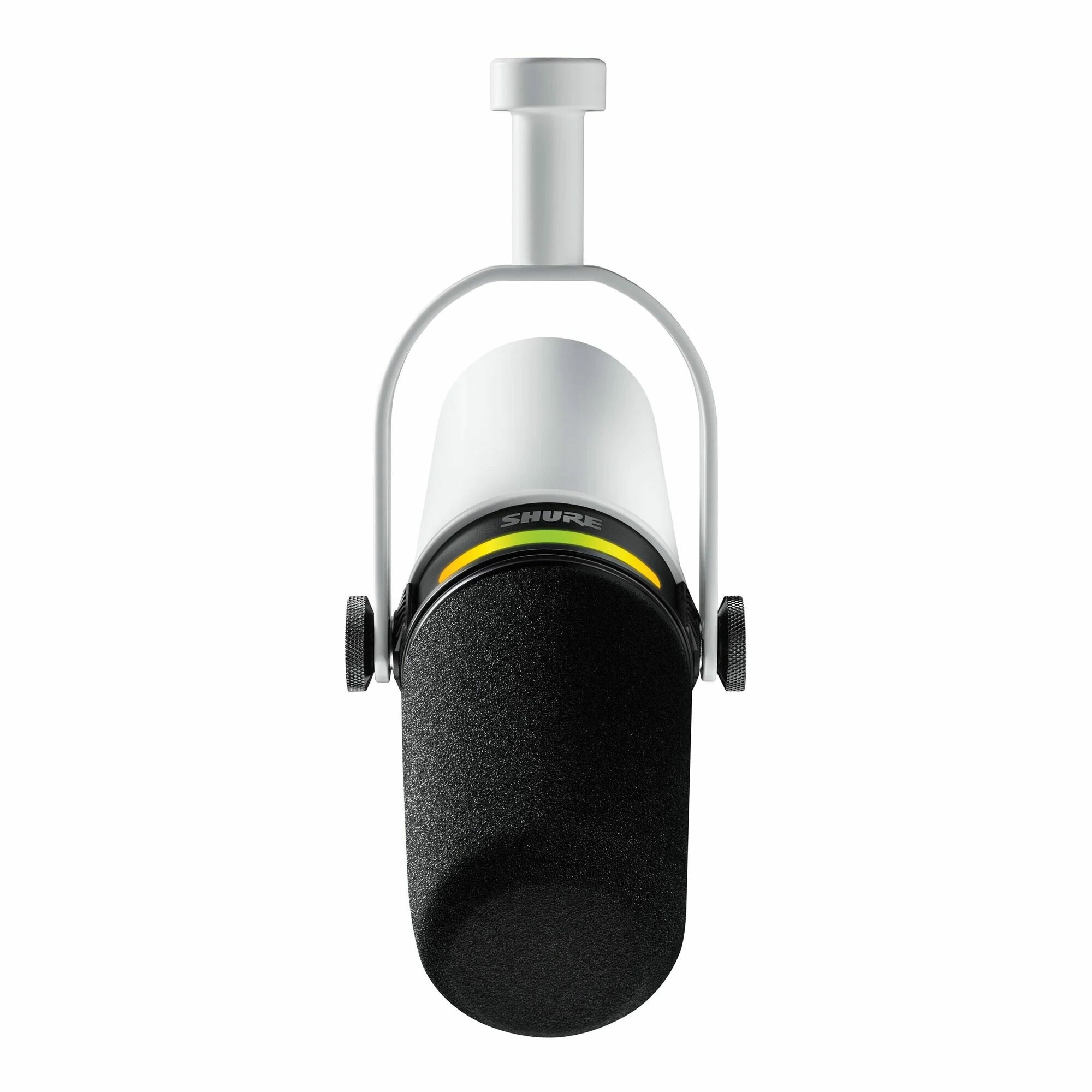 Студийный микрофон Shure "MV7+", динамический, проводной, белый — фото 1