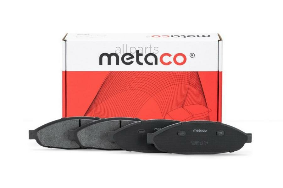 METACO 3000-334 Колодки тормозные передние к-кт