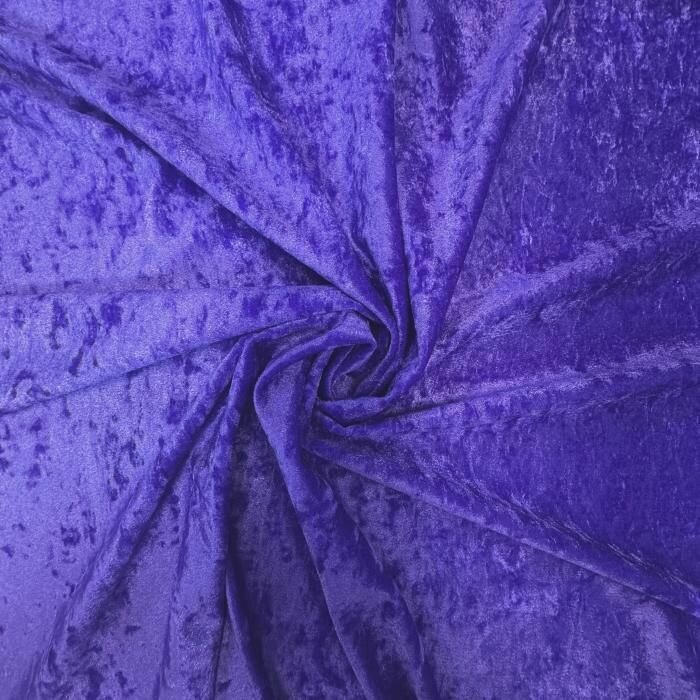 Ткань Бархат-крэш Aldabra 5072 Violetto (фиолетовый)
