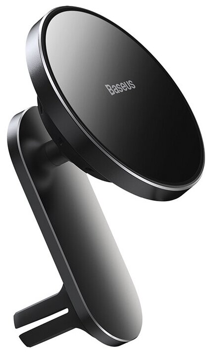 Автомобильный держатель с беспроводной зарядкой Baseus Big Energy Car Mount Wireless Charger Black
