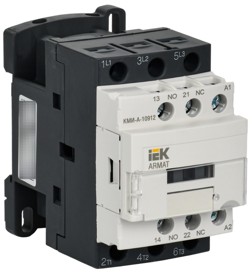 Контактор IEK / ИЭК Armat КМИ-А-10912 LC1D AC 9А 400В 1NO+1NC, AR-ACC-11-009-400-11 / коммутационное оборудование
