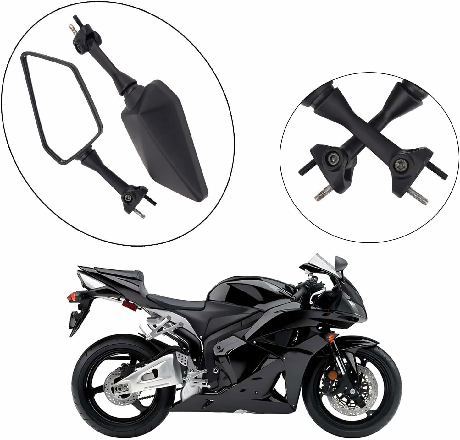 Зеркала заднего вида Kawasaki EX250 Ninja 250 2008-2013