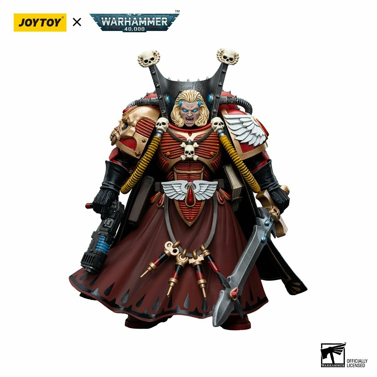 Фигурки героев JOYTOY x Warhammer 40,000 1/18 Blood Angels Mephiston фигурки героев подвижные игрушки