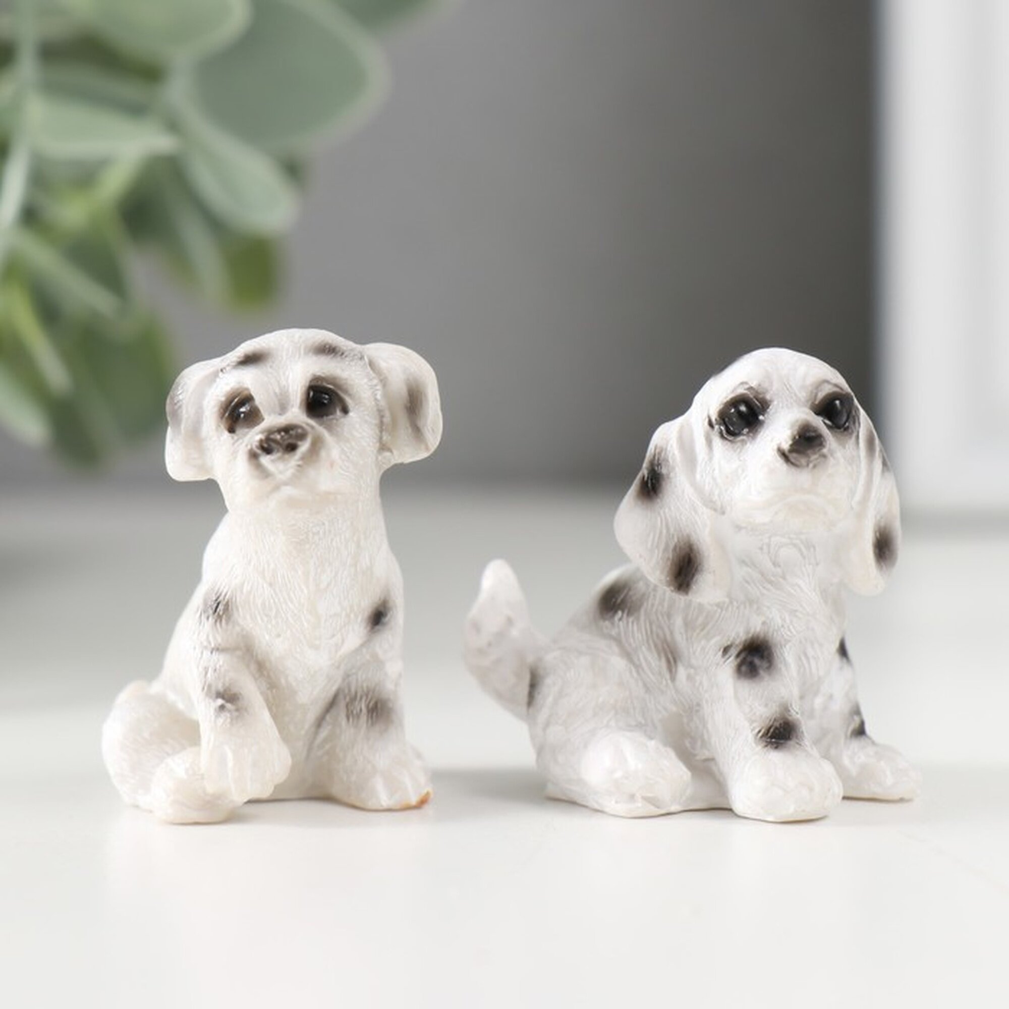 Фигурка Сима-ленд «Пятнистый пёс», полистоун, 2.8 см × 3 см × 4 см