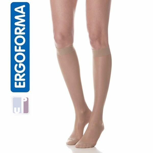 Гольфы Ergoforma 312 компрессионные (1 класс компрессии) 18-21 мм рт. ст (цвет телесный) №5 закрытый нос