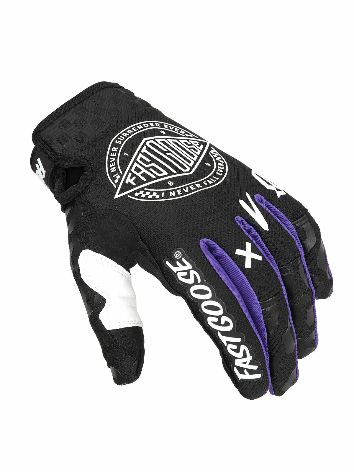 Перчатки Fasthouse Fastgoose Violet Black, L