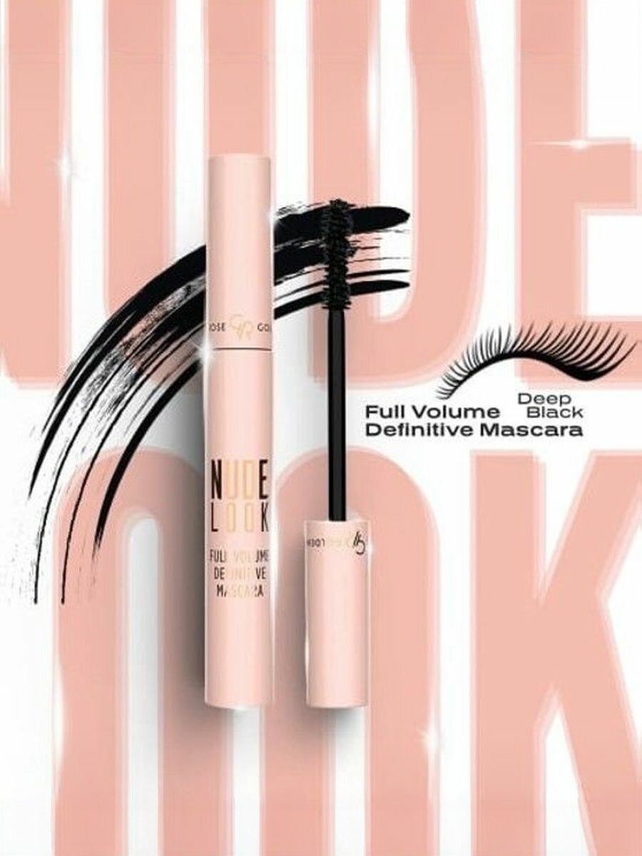 Golden Rose Тушь для ресниц Nude look full volume definitive