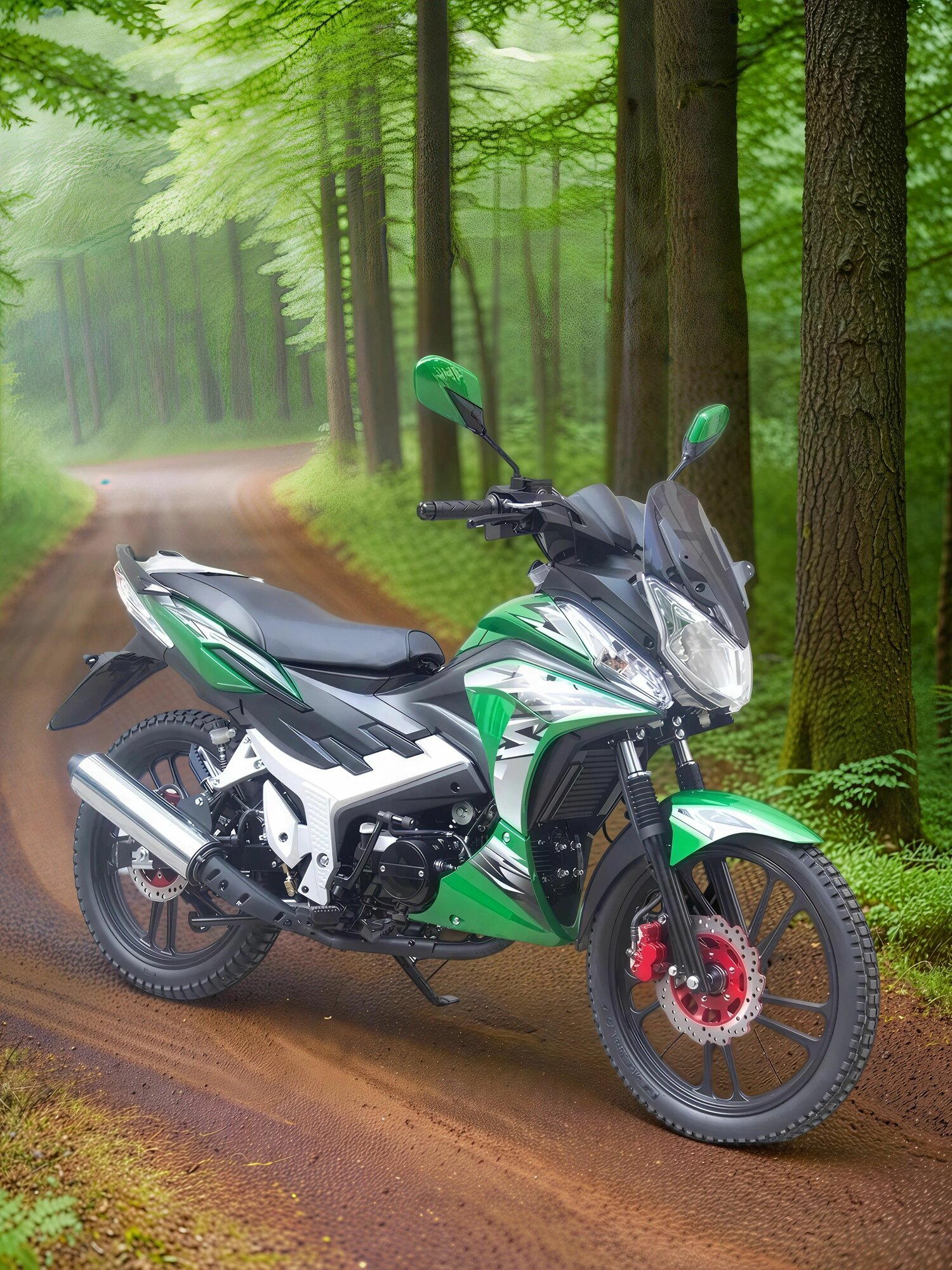 Мопед STORM INDIGO GREEN 110 см3 (49.9 см3)