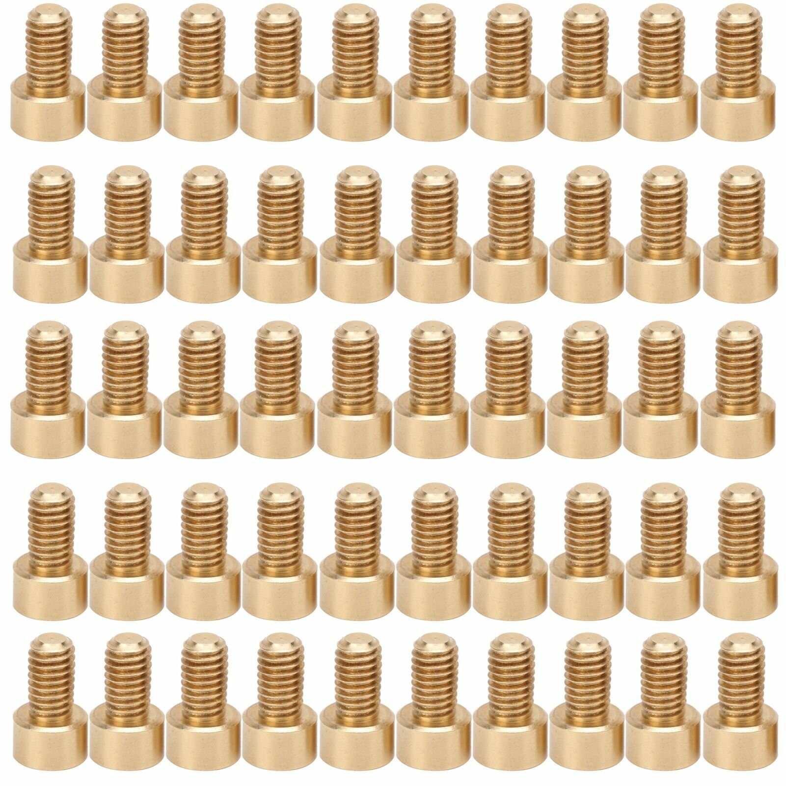 50 шт. Винт с шестигранной головкой и шестигранным отверстием, медные крепежные инструменты M6M6x10 мм, высокая надежность