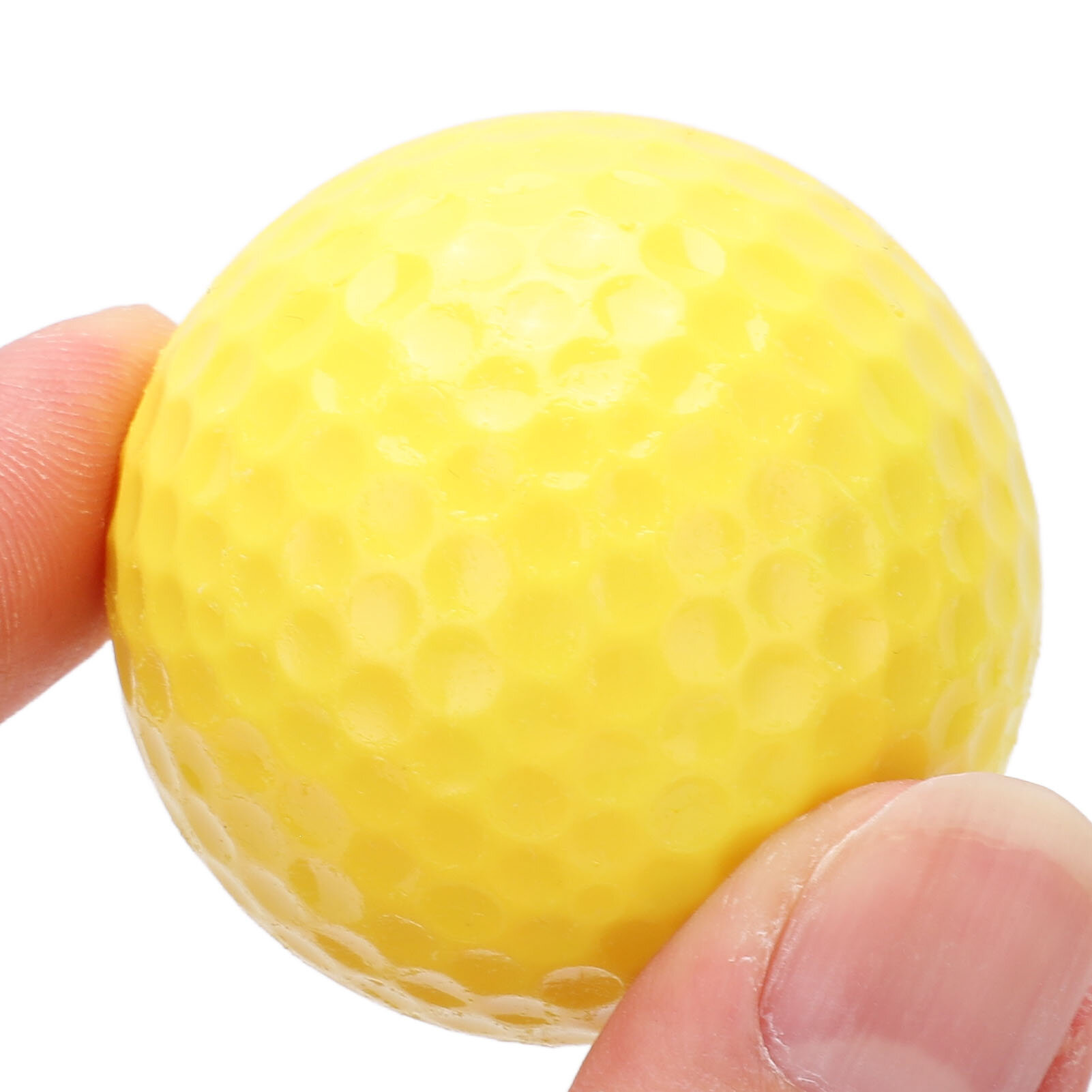 2-слойный плавающий мяч для гольфа, поплавок, водный диапазон, спортивные мячи для занятий гольфом на открытом воздухе, тренировочные мячи желтого цвета