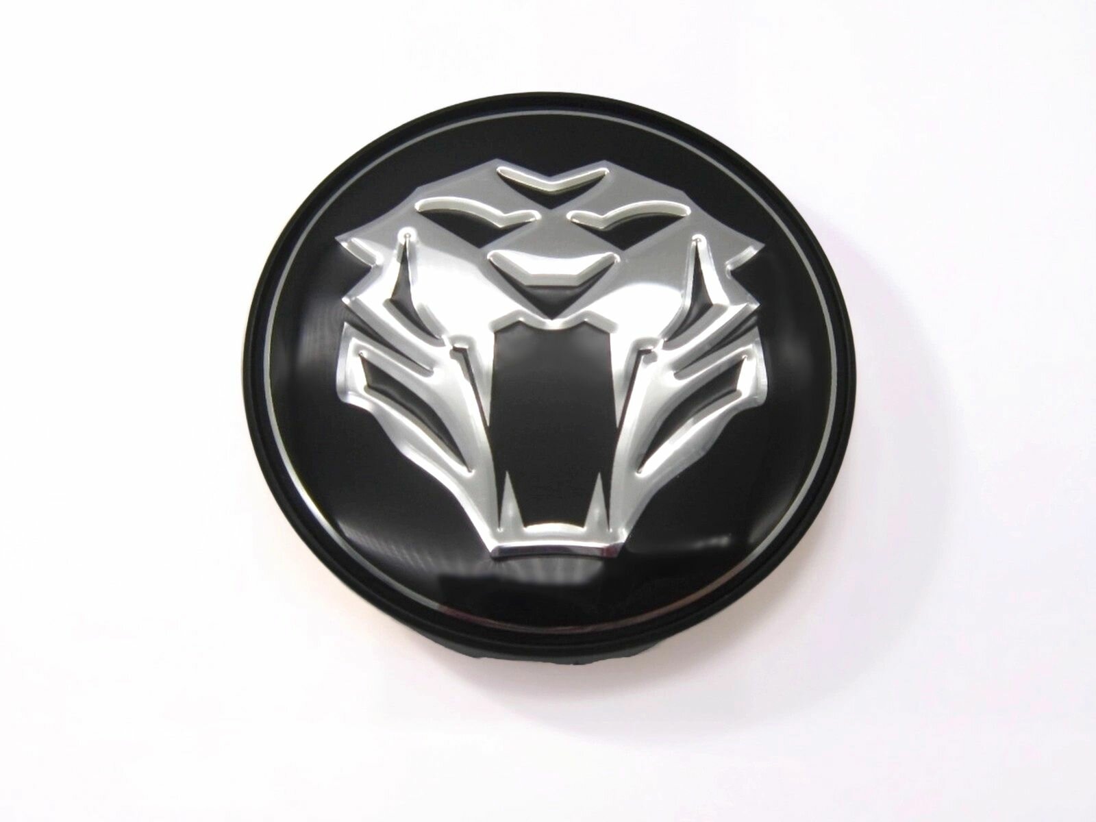 Колпачок, заглушка на литой диск СКАД Tiger black 56/51/12 мм, 1 шт.