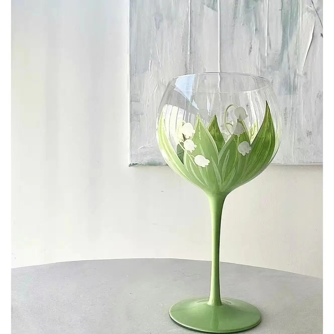Винтажный стеклянный бокал, 500ml, 401-500 мл