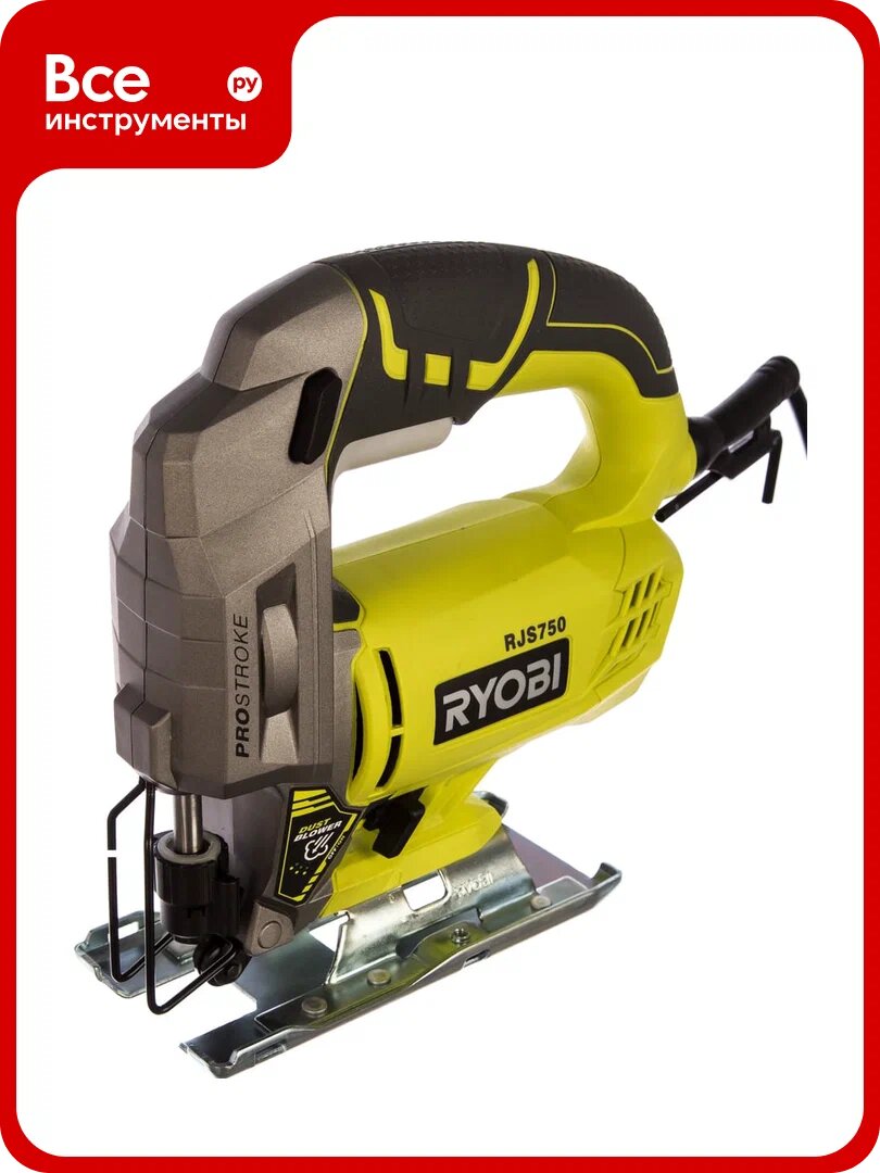 Лобзик Ryobi RJS750-G зеленый