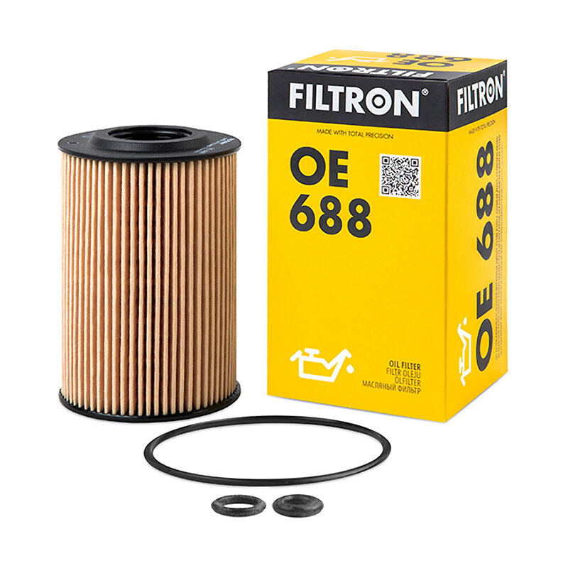Фильтр масляный FILTRON OE688/2 Ауди А3 А4 А5 Q3 Q5 Q7, Шкода Карог Кодиаг Октавия, Фольксваген Гольф Пассат Поло Джетта, Порше Макан (1.8-2.0)