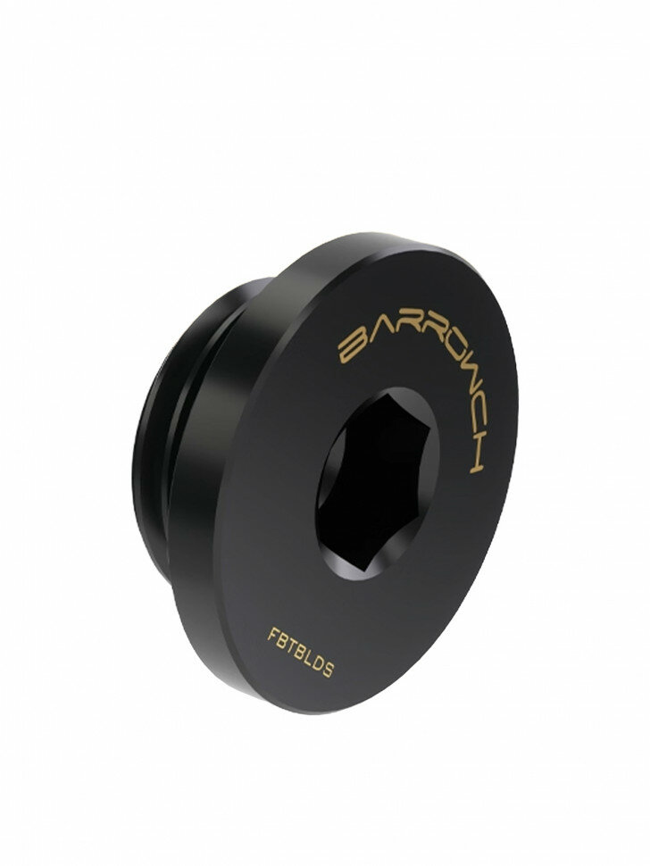 Заглушка BarrowCH ultra-thin Inner hexagonal stop plug - Black — фото 1