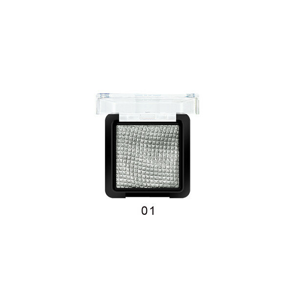 Тени для век FARRES бархатные, запеченные, белое серебро