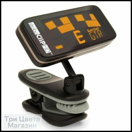 Peterson StroboClip HD Clip-On Tuner Гитара, бас, скрипка, укулеле, арфа, медные, деревянные духовые, оркестровые инструменты