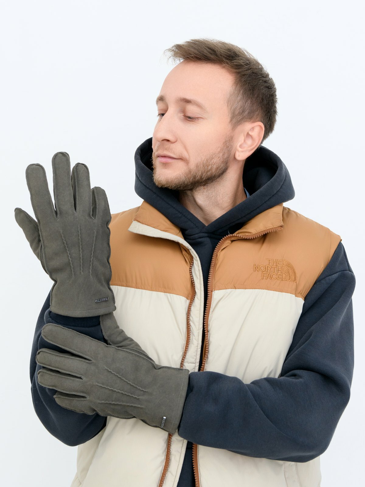 Перчатки Кожаные перчатки для мужчин